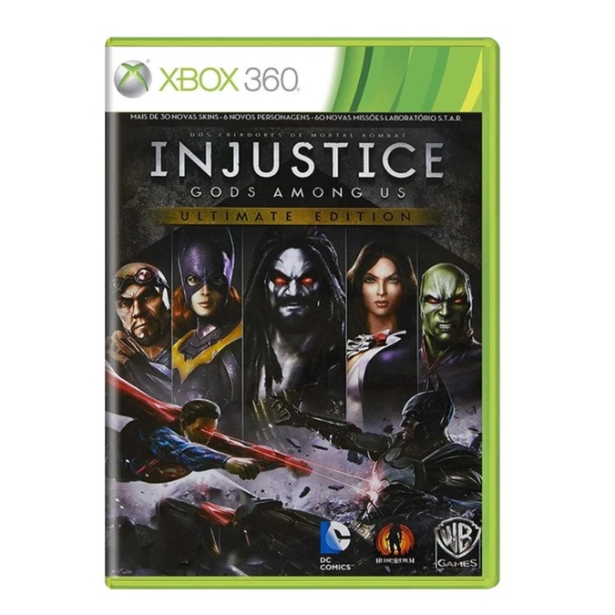 Jogo Injustice Gods Amoung Us Ultimate Edition Xbox 360 Dublado em ...