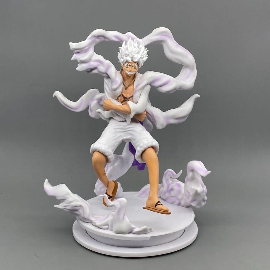 Action Figure Monkey D. Luffy Gear 5 25cm - One Piece | Shopee Brasil