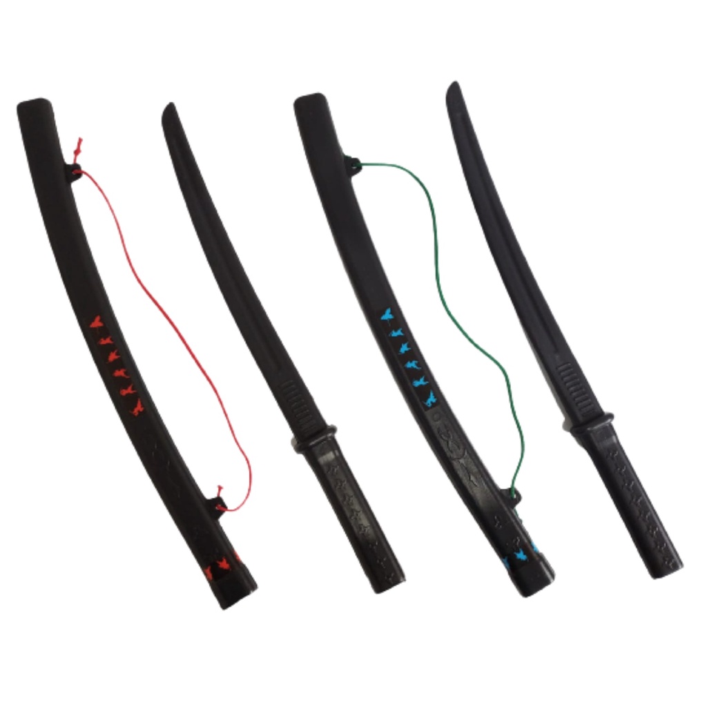 Espada Katana Ninja samurai De Brinquedo Com Bainha Kit 2 Unidades ...