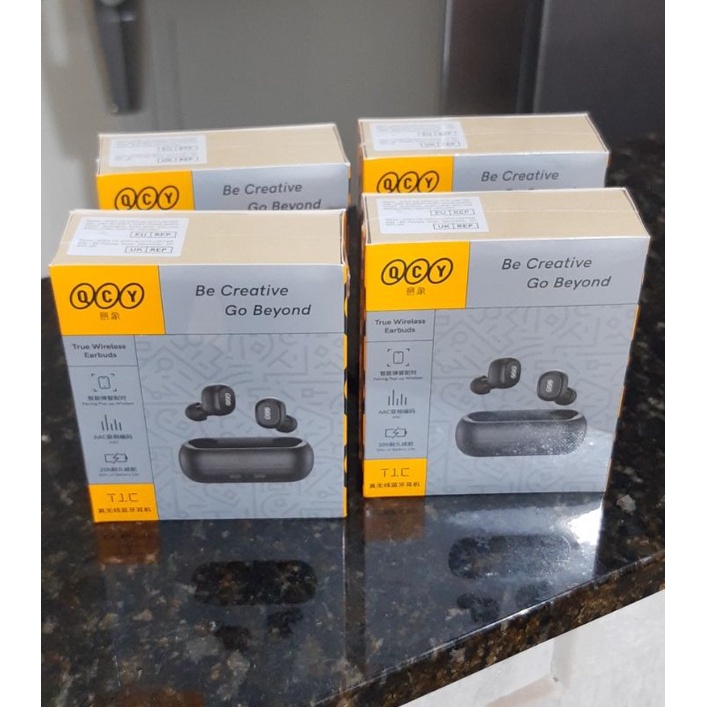 Fones Qcy T1c Tws Bluetooth originais lacrados | Shopee Brasil