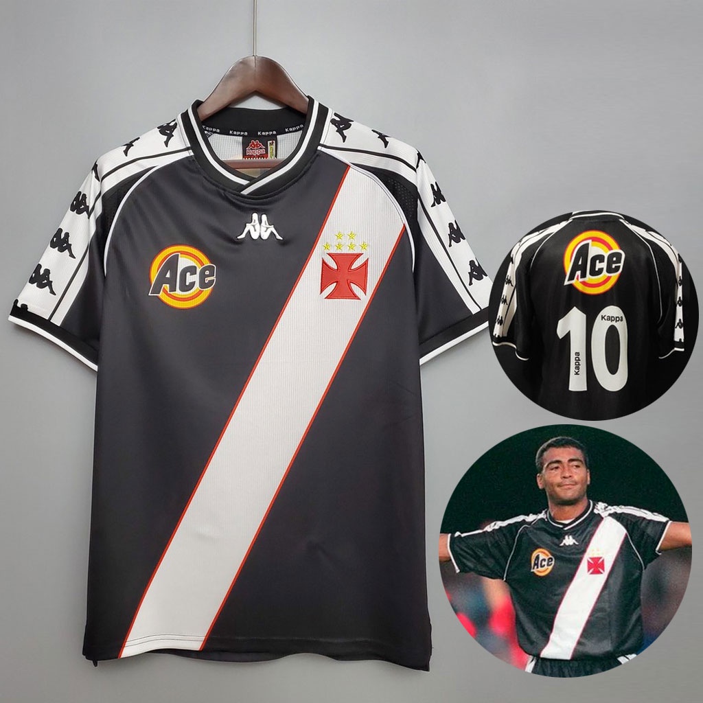 Retro 2000 Vasco da Gama I de Futebol Camisa Personalizada Nome e ...