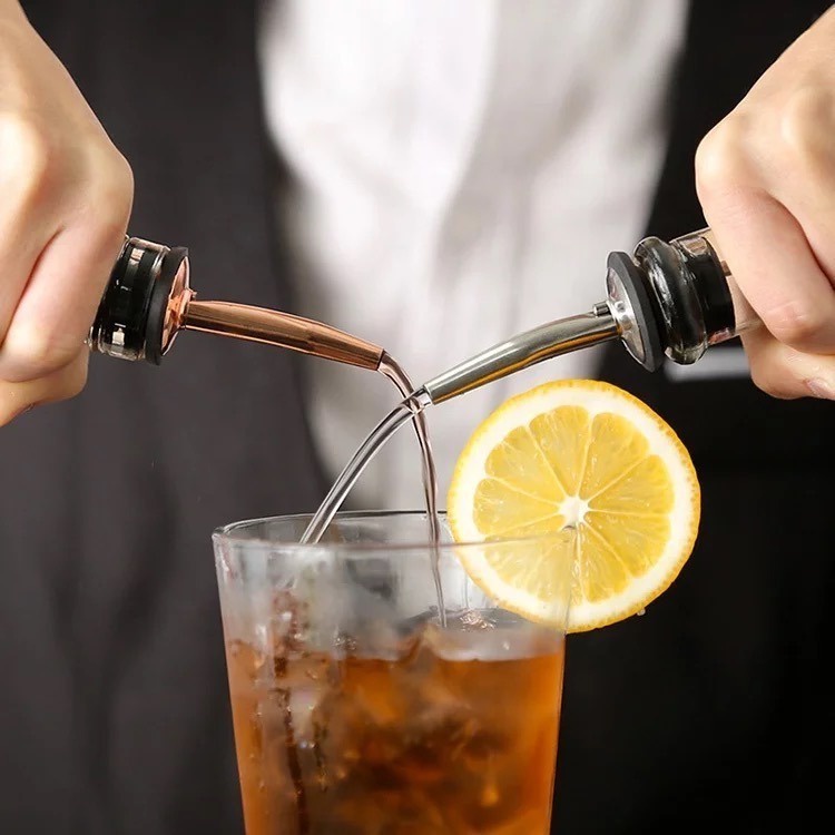 Bico Dosador Inox Biqueira Bar Bartender Bebidas Vodka Drink Azeite ...