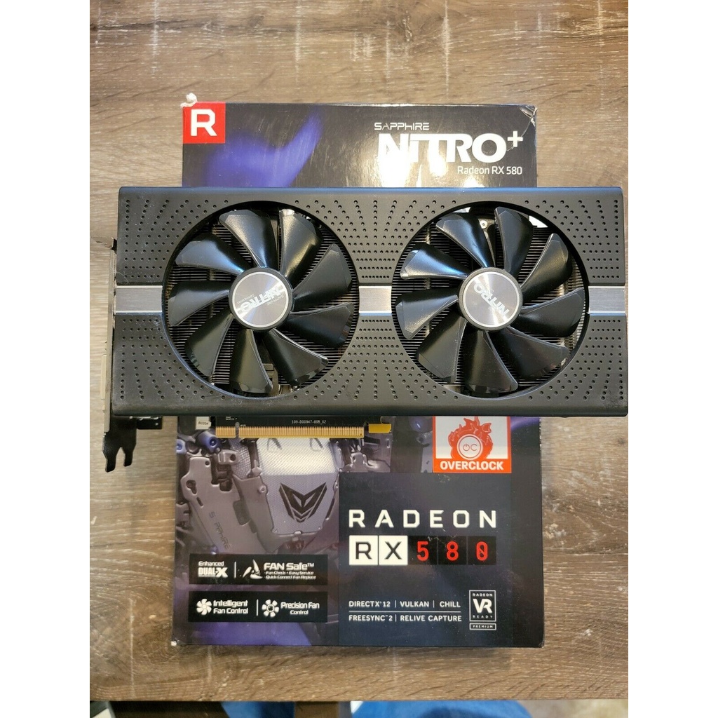 NOVO: Sapphire Nitro + Radeon RX 580 8GB GDDR5 | Shopee Brasil