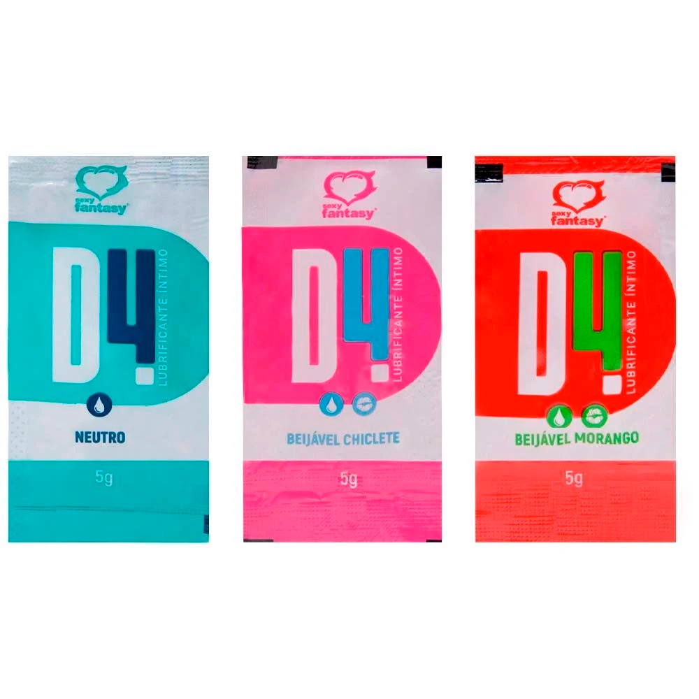 Gel Lubrificante Beijável À Base de Água 5G - Sexy Fantasy D4 Sachê | Shopee Brasil