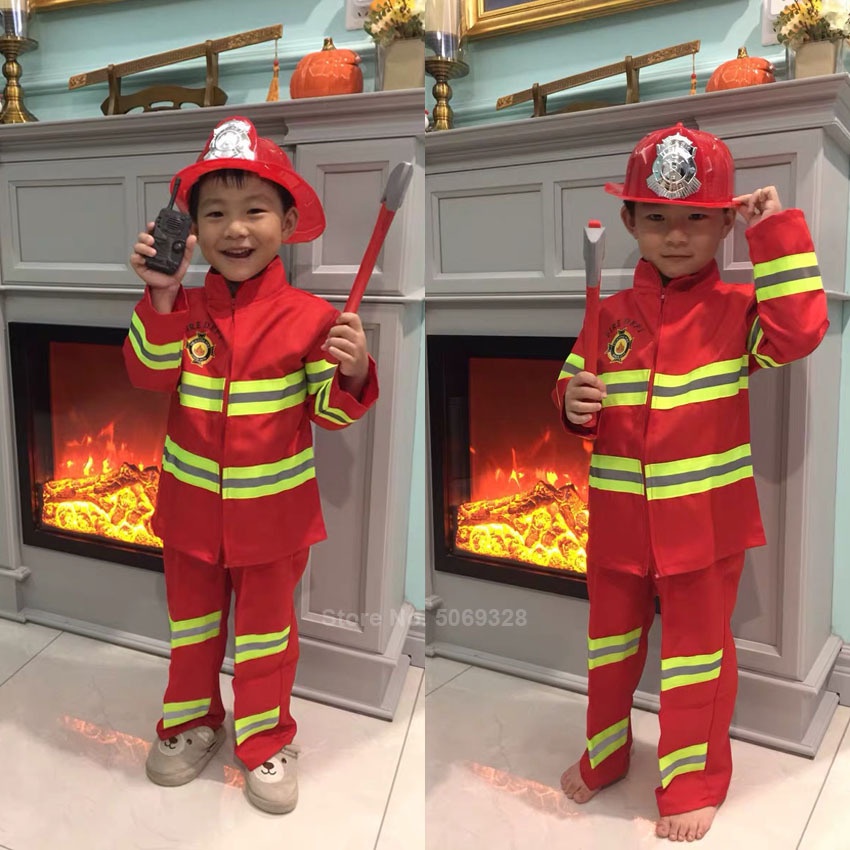Fireman Sam Crianças Halloween Costumes Cosplay Para Meninas Menino ...