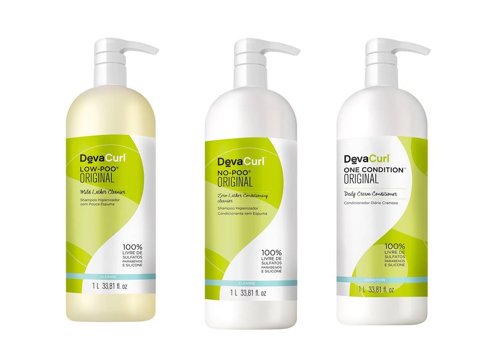 Sh Low Poo+ No Poo + One Condition Deva Curl Original 1000ml | Shopee ...