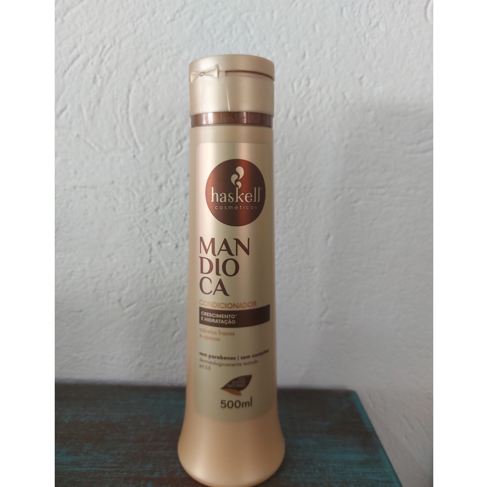 Condicionador de Mandioca, Haskell, 500 ml | Shopee Brasil