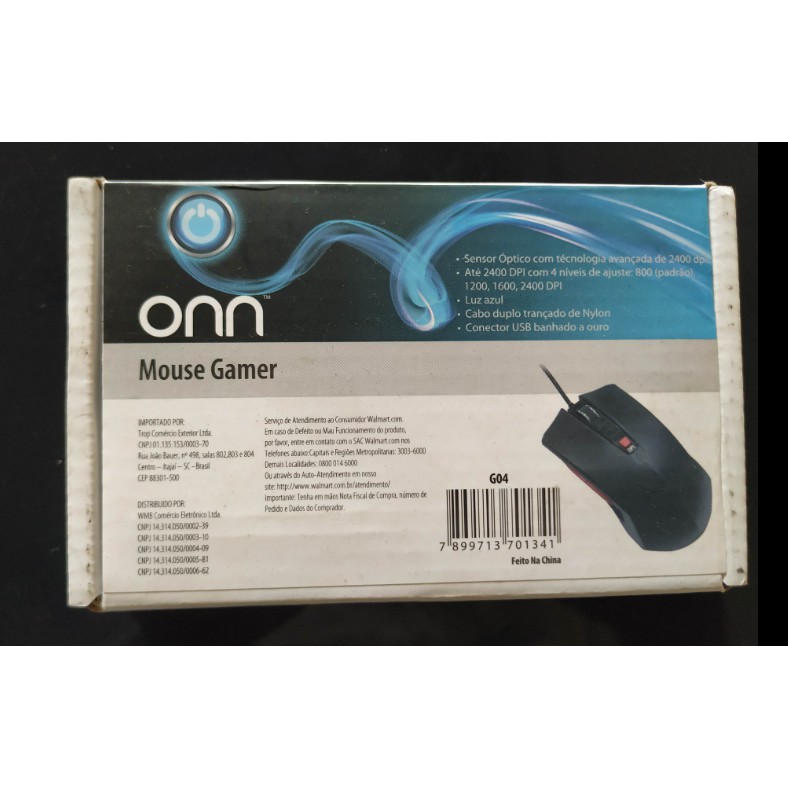 Mouse Gamer Onn G04 Novo na Caixa | Shopee Brasil