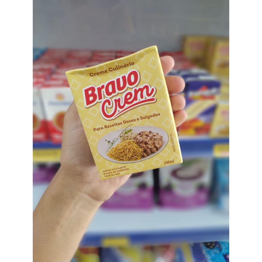 Creme Culinário Bravo Cream 200g | Shopee Brasil