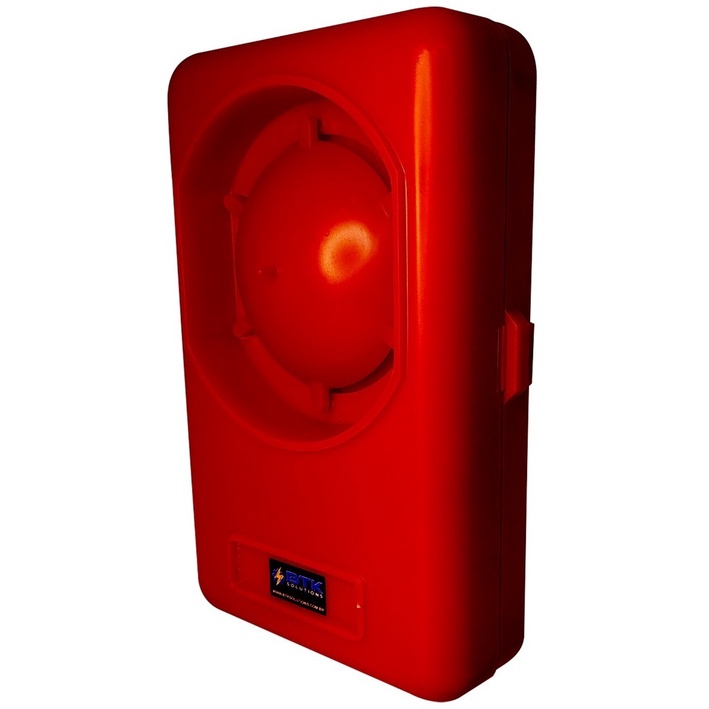 Sirene Para Alarme De Incendio Sobrepor Na Parede 12v 120db | Shopee Brasil