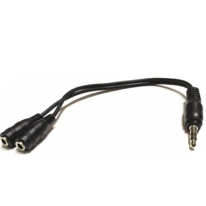 Mais Vendido Cabo Adaptador Headphone P3 Para Headset (2 P2 Audio E Mic ...