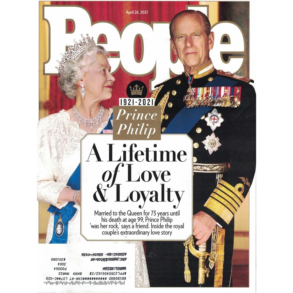 REVISTA PEOPLE, DE 26 DE ABRIL DE 2021, COM RAINHA ELIZABETH E PRÍNCIPE ...