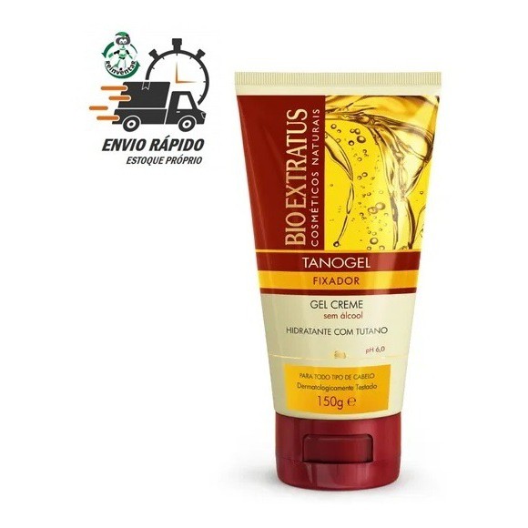 Gel Creme Hidratante Fixador Tanogel 150g Bio Extratus | Shopee Brasil