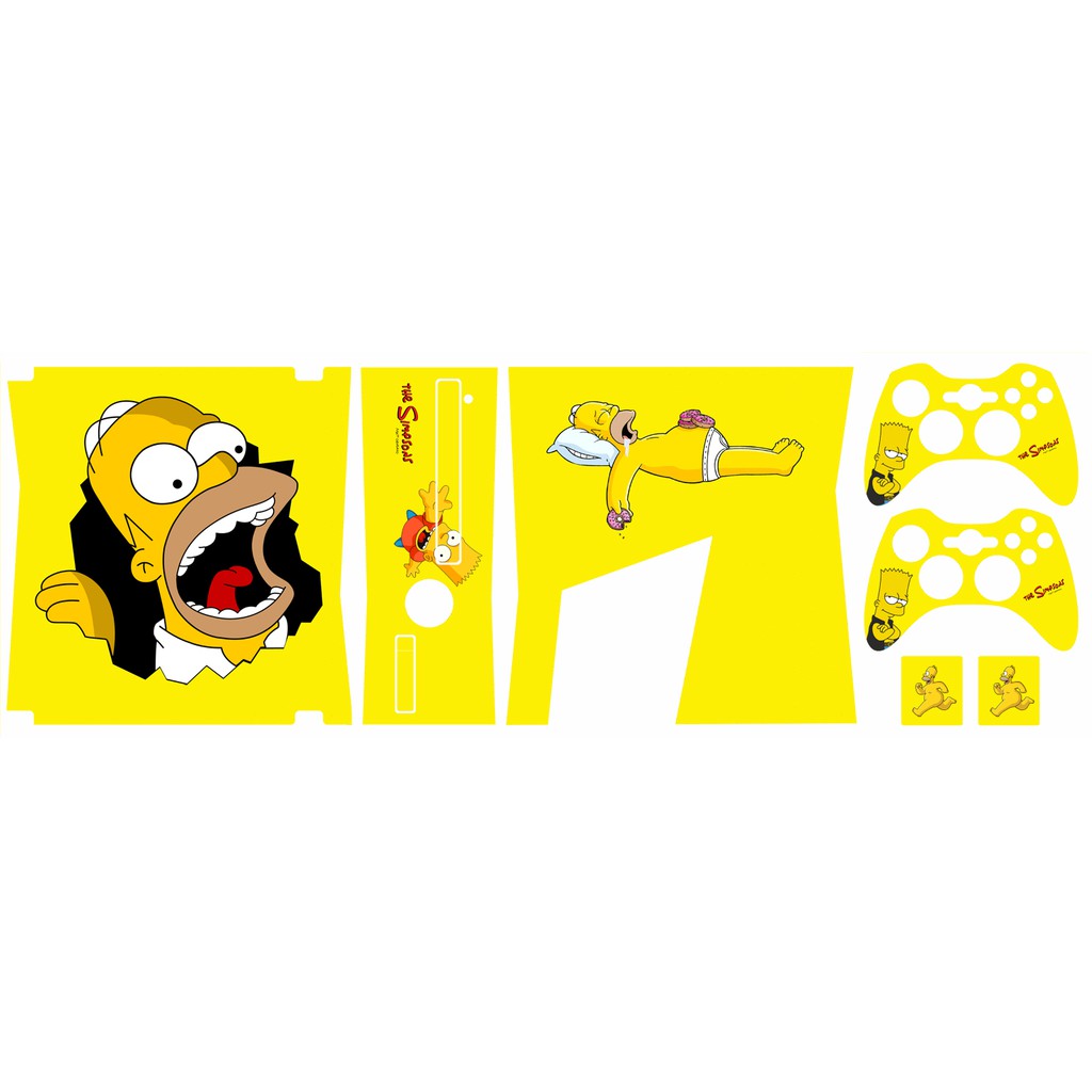 Skins Adesiva Xbox 360 Slim - Simpsons | Shopee Brasil