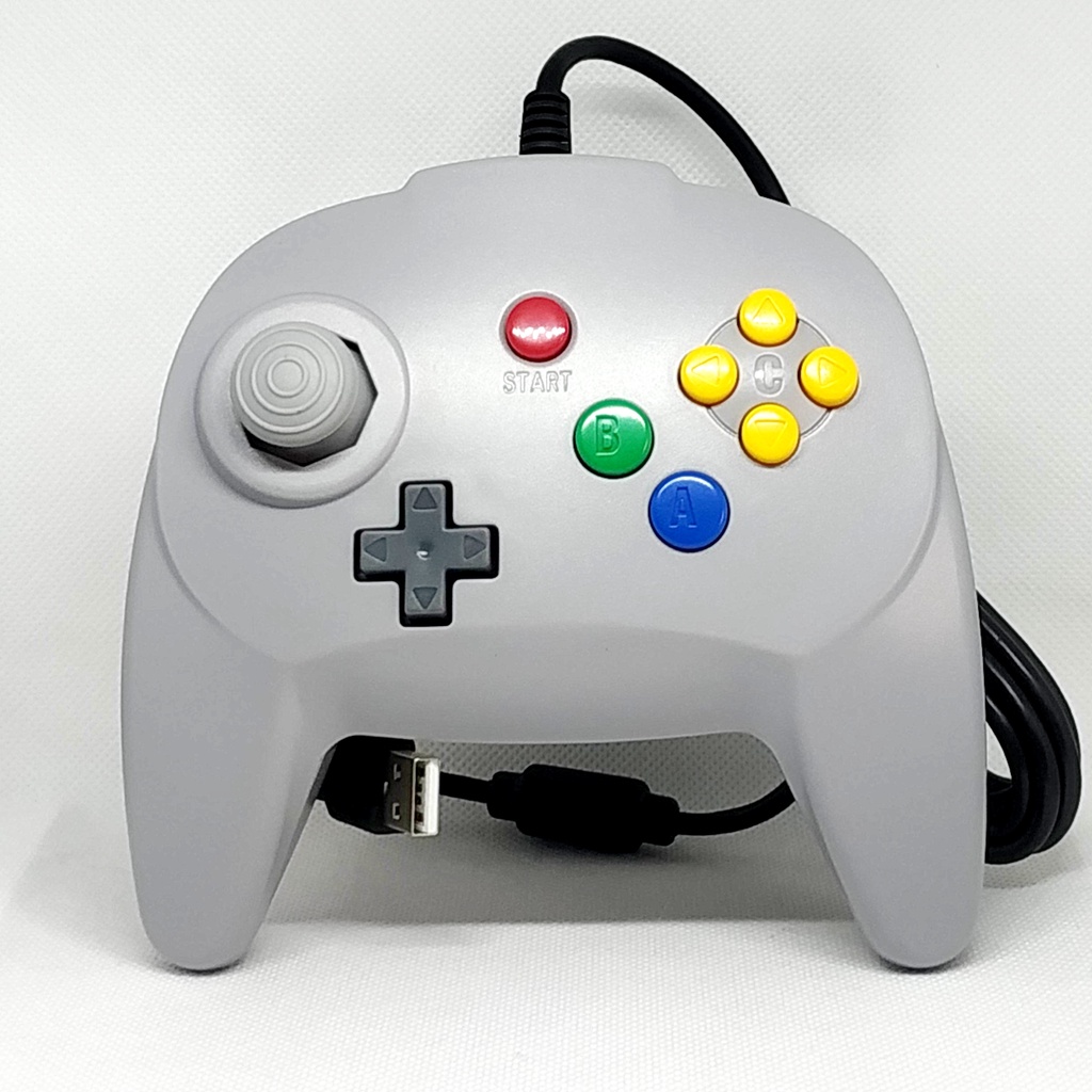 Controle Nintendo 64 Nova Versao Usb Com Fio Para , Pc , Mac , Raspyberry e Nintendo Switch ...