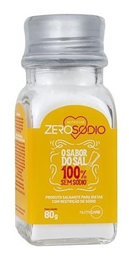 Salgante/sal Zero Sodio Nutricare Saleiro De Vidro 80g | Shopee Brasil
