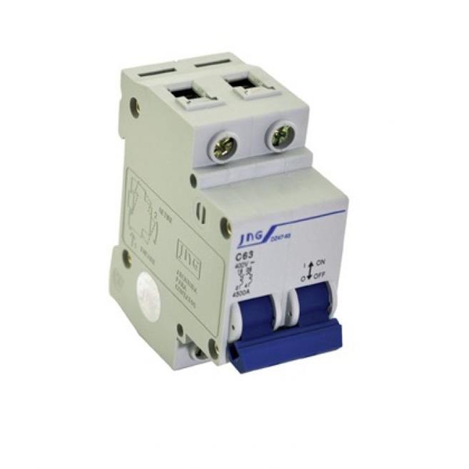 Minidisjuntor 2p 50a Curva C 6ka Dz47-63 - Jng | Shopee Brasil
