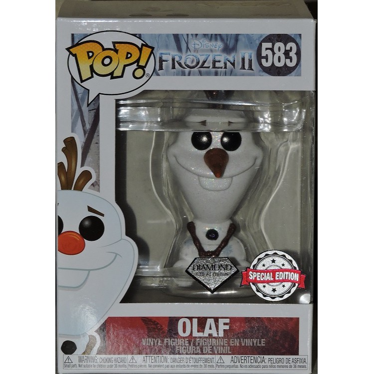 Funko Pop Frozen 2 - #583 Olaf (Diamond/Special Edition) | Shopee Brasil