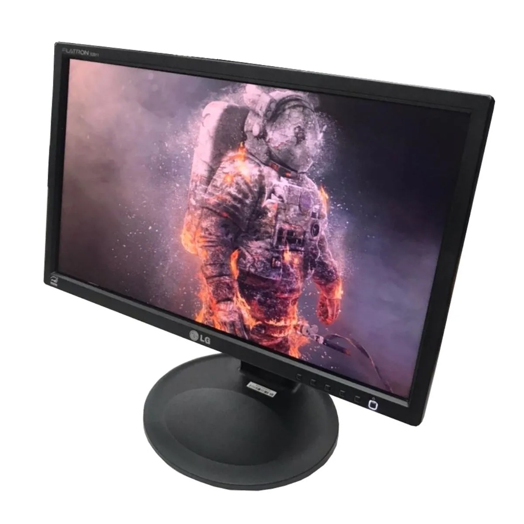 Monitor LG LED Widescreen 20 Polegadas E2011P | Regulagem de altura | Vertical/Horizontal ...