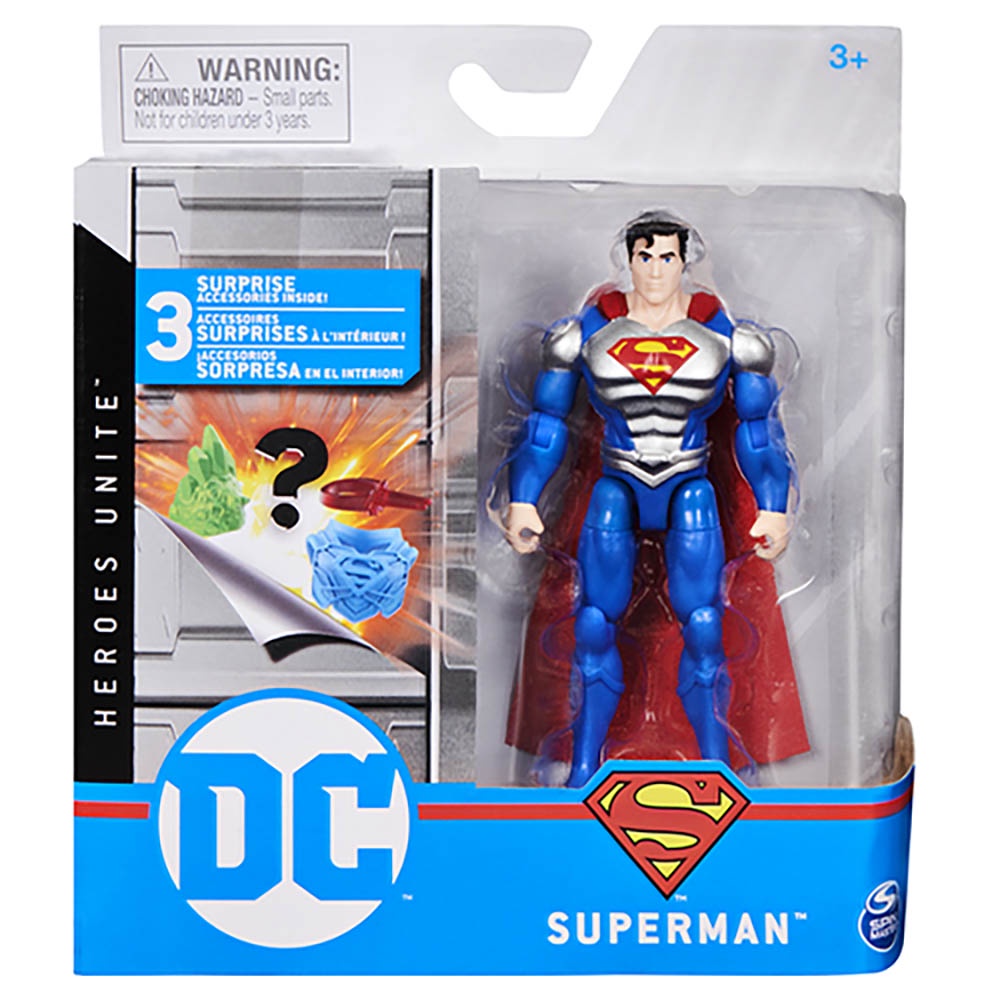 Boneco Super Homem com Armadura - 10cm - Superman DC | Shopee Brasil