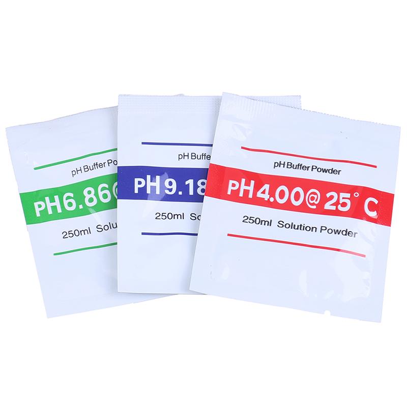 Kit 3 Saquinhos Saches Solução Ph Phmetro Calibração Medidor | Shopee ...
