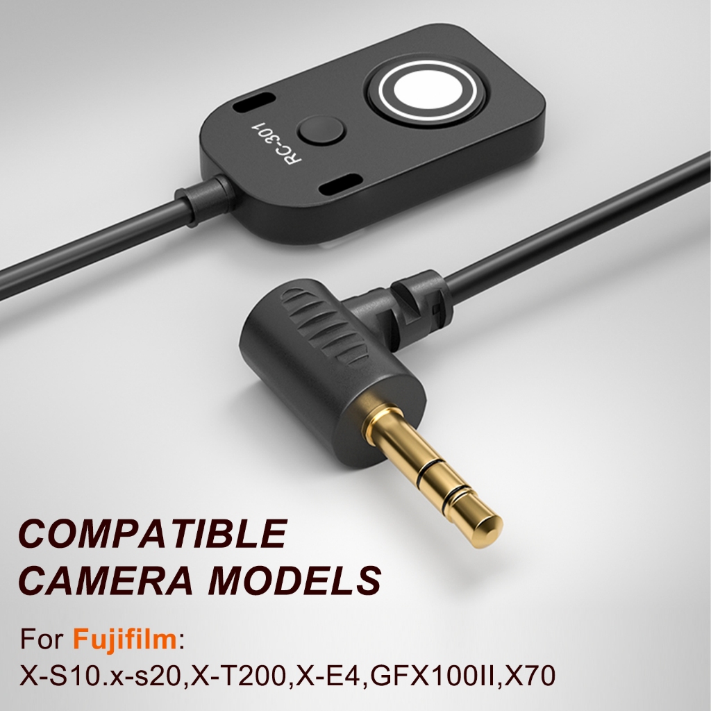 RC301-TRS3.5MM FOR FUJI Camera shutter line Control the camera to take pictures and video ...