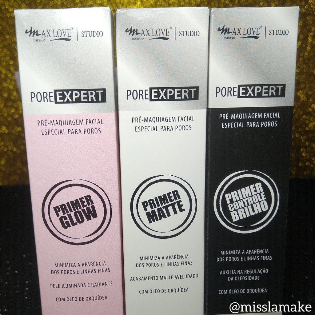 Primer da Max love (Primer Controle do Brilho , Glow e Matte) | Shopee ...