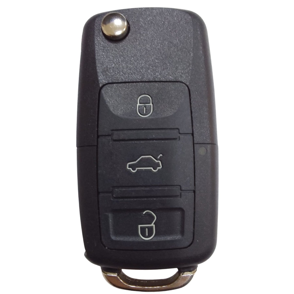 CHAVE CANIVETE COMPLETA OLIMPUS LED AZUL MODELO VOLKSWAGEN | Shopee Brasil