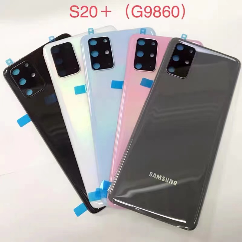 Para Samsung Galaxy S20 Ultra S20U G988/S20 G980 Plus S20 + G985 Caixa De Vidro Da Bateria Tampa ...
