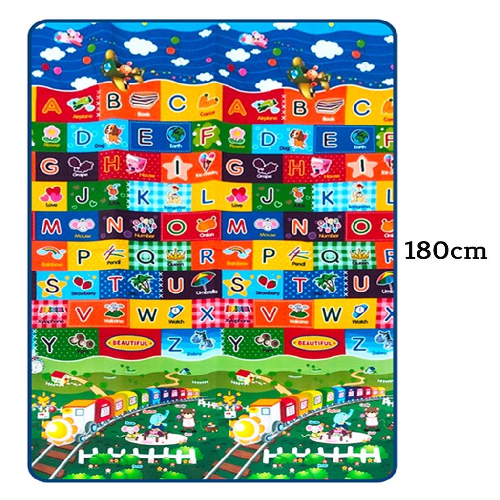 Tapete Infantil Estampado termico de Atividades com Alfabeto | Shopee ...