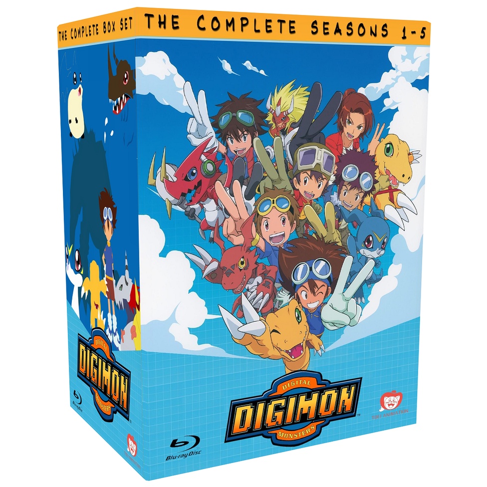 Box Blu-ray Digimon Collection - 7 Temporadas completas + 10 Filmes em ...