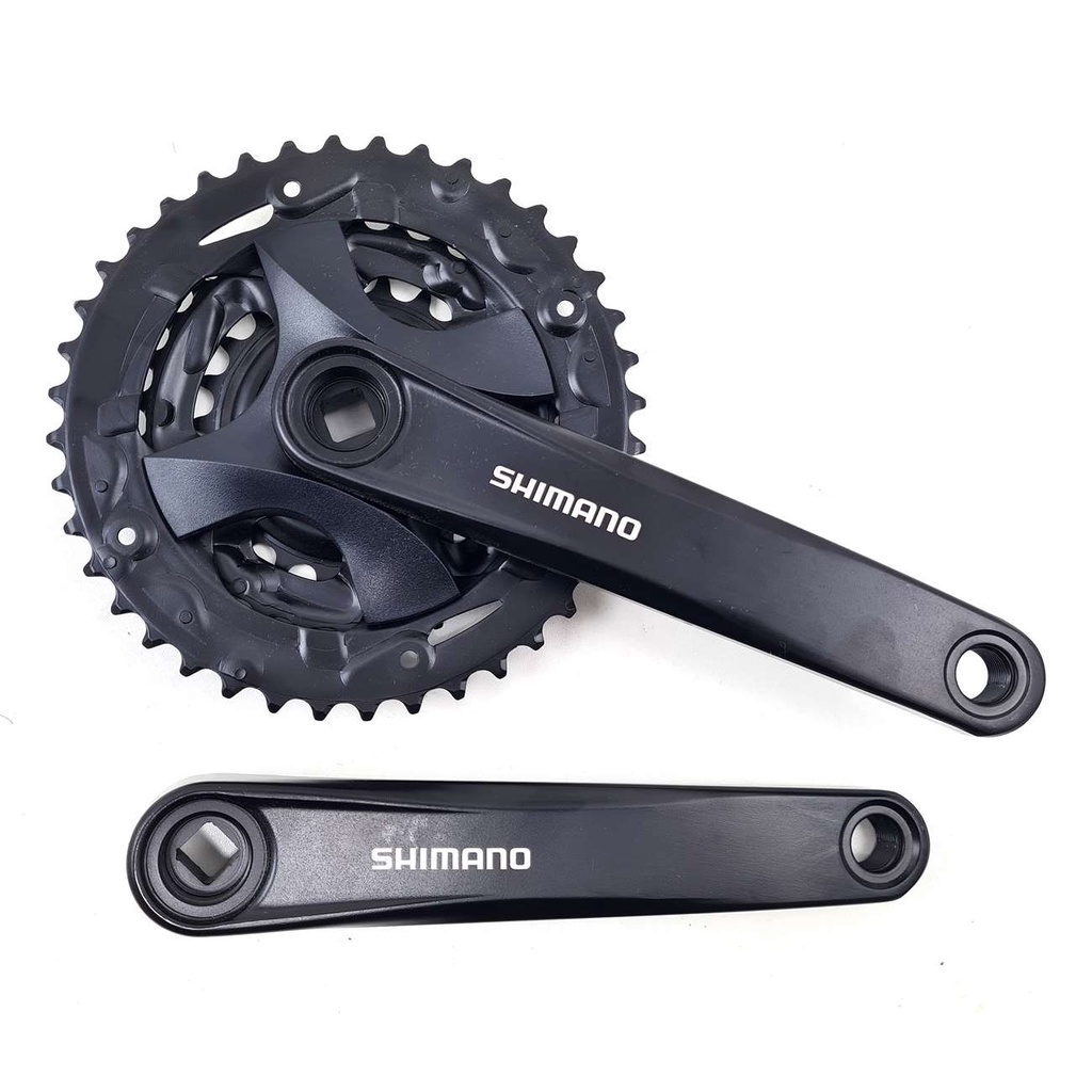 Pedivela Triplo Bicicleta Shimano Altus MT101 9v 40-30-22d 175mm Eixo ...