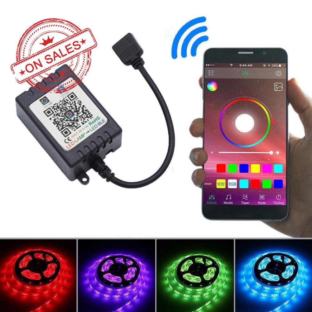 Mini Controlador Alexa Google Home Dc5-28V Para Fita Led Rgb 5050 Light ...
