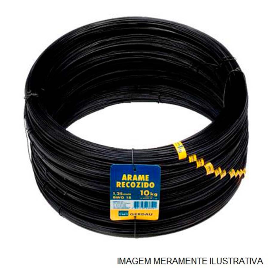 Arame recozido bwg 18 1,25mm 1kg Gerdau | Shopee Brasil
