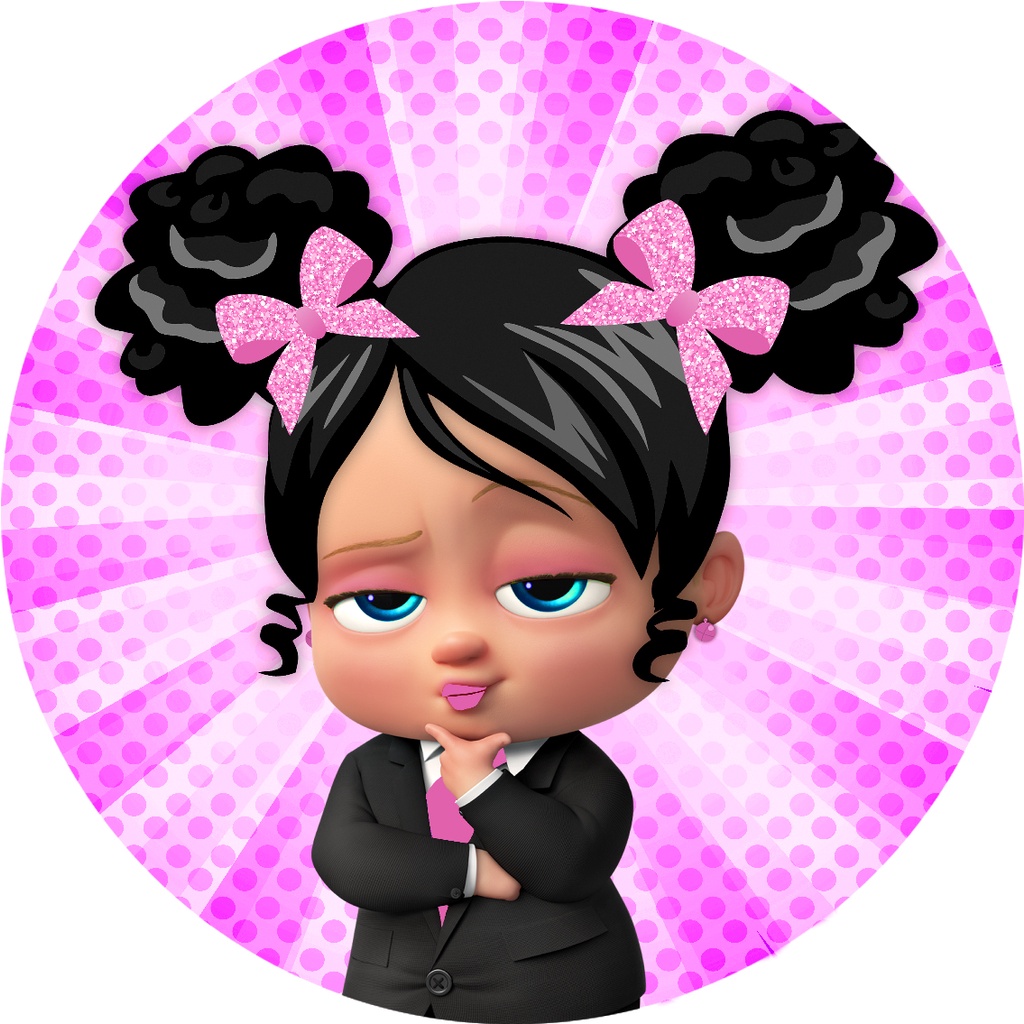 Painel De Festa Redondo Sublimado Em Tecido Tema A Poderosa Chefinha ...