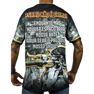 Camisa Moto Cabo Enrolado 244 Favela Grau Não é Crime | Shopee Brasil