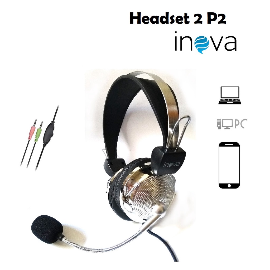 Fone de Ouvido com Microfone para PC/Notebook Home Office | Shopee Brasil