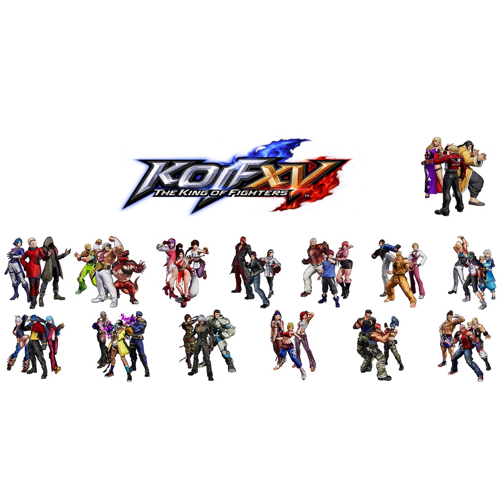 14 Adesivos / Stick -king Of Fighters Xv Kof Xv | Shopee Brasil