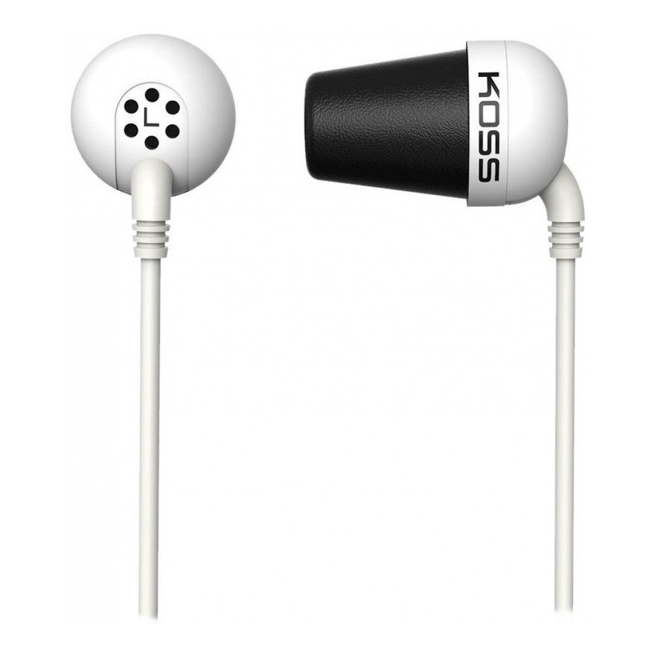 Fone De Ouvido Koss The Plug Branco White Original In Ear | Shopee Brasil