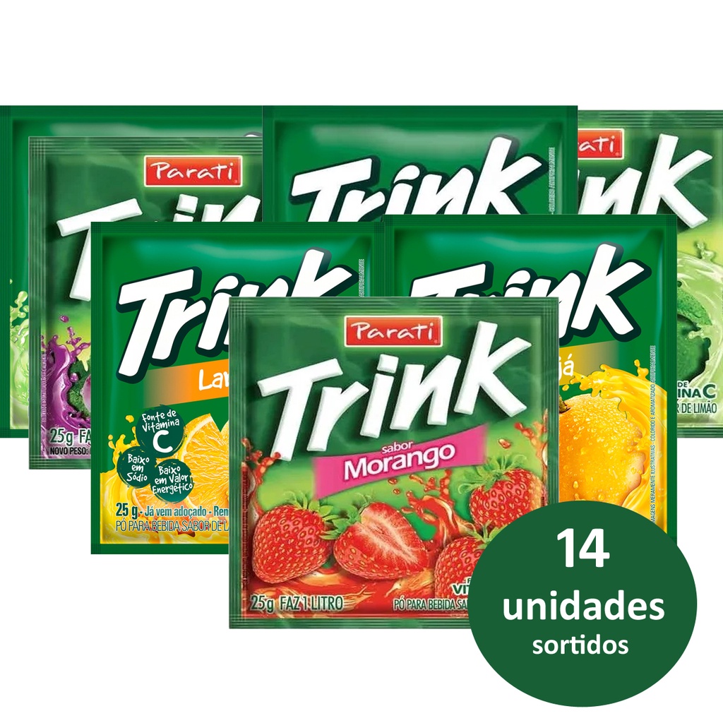 Combo Refresco Trink Sortidos 14 unidades | Shopee Brasil
