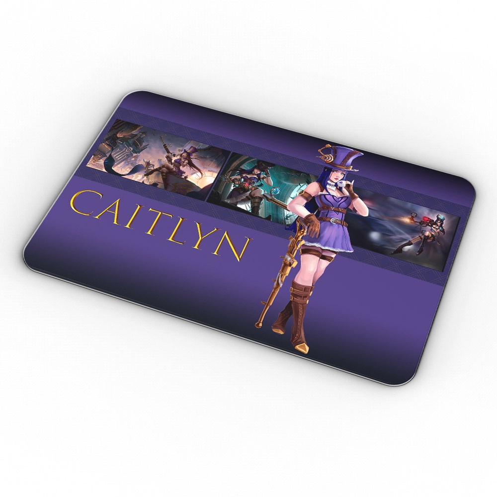 Mouse Pad League of Legends Caitlyn Gamer - 40cm x 28cm | Shopee Brasil