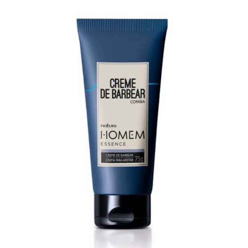 Creme de Barbear Natura Homem Essence 75g Original Validade 11/2022 | Shopee Brasil