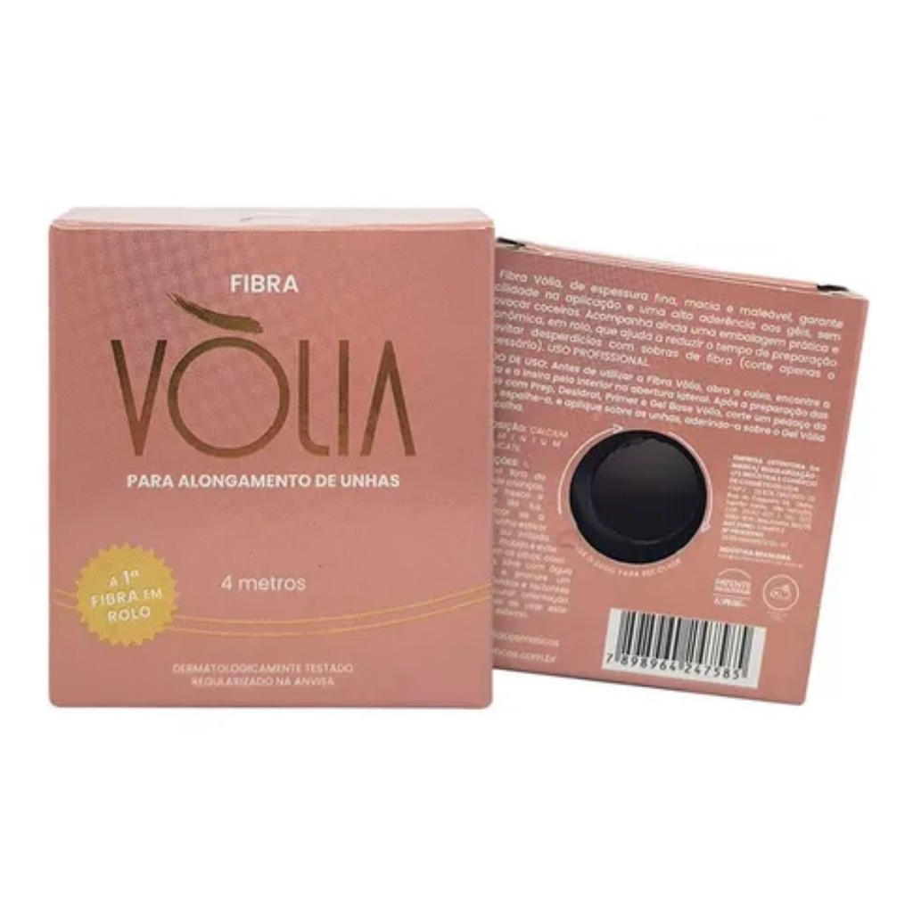 FIBRA DE VIDRO VOLIA - 4 metros de fibra em rolo - Alongamento de unhas ...