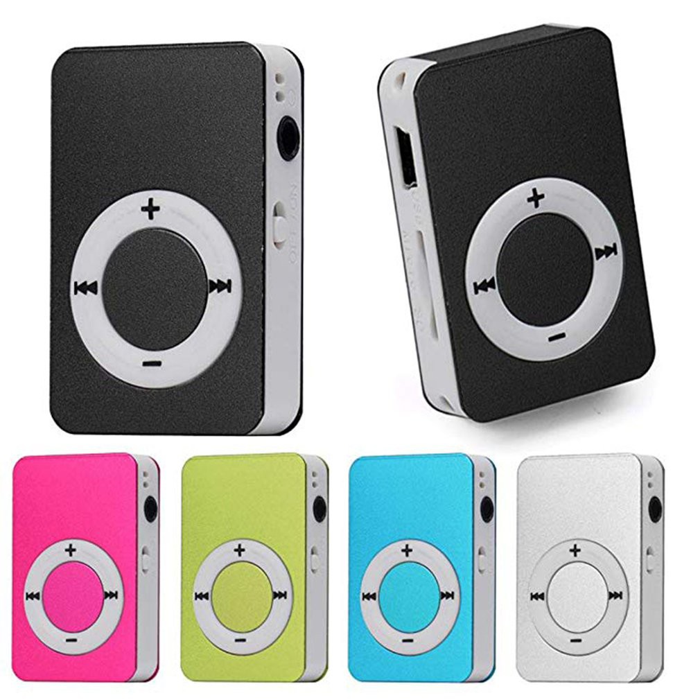 Metal Mini Clip MP3 Player Sport Digital Music Support TF Card MP3 USB ...