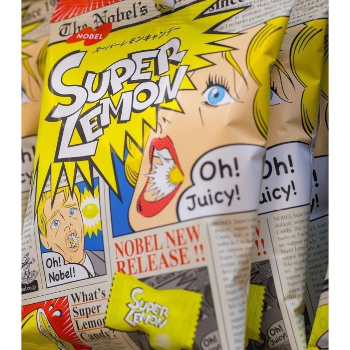 Bala Super Lemon 84g importada | Shopee Brasil