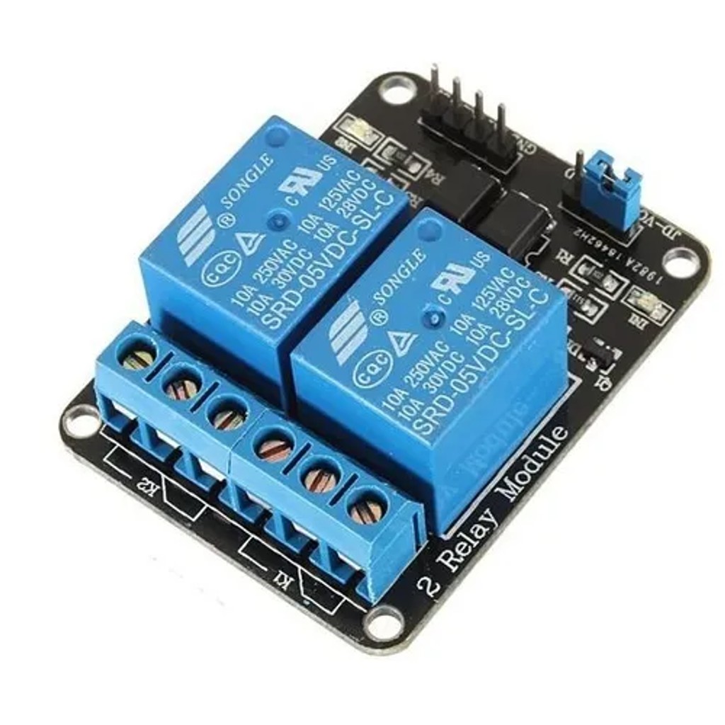 Módulo Relé Rele 2 Canais 5v | Arduino, Pic, Raspberry Pi Arduíno Esp8266 | Shopee Brasil