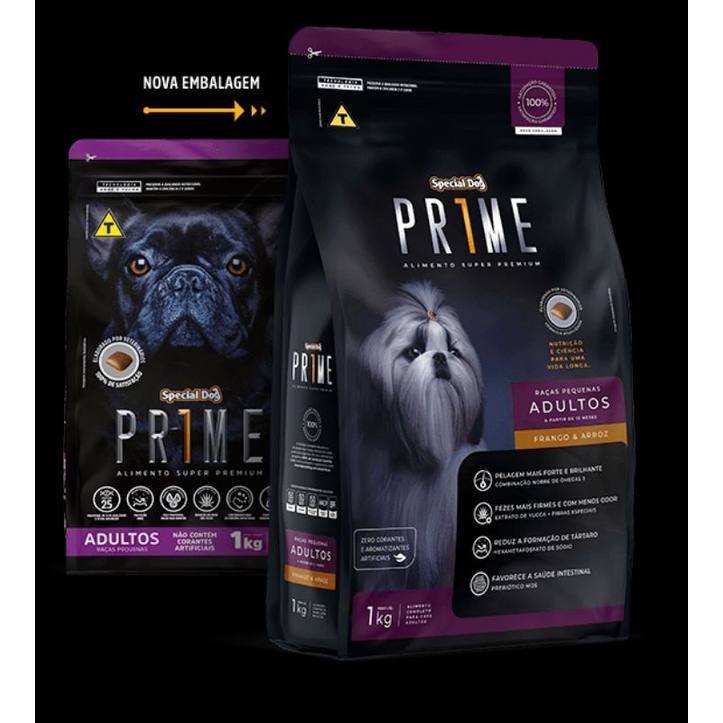 Ração Special Dog Prime para Cães Adultos de Raças Pequenas 10,1kg ...