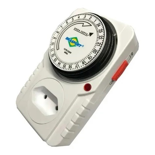 Timer Analogico Temporizador Bivolt Referencia 8769 24h | Shopee Brasil