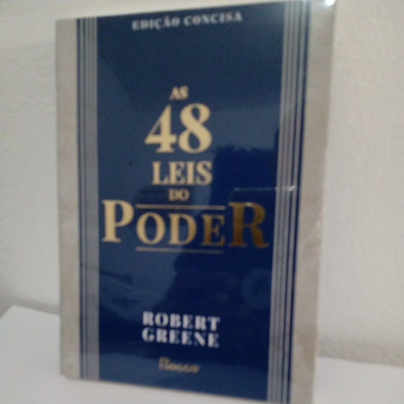 As 48 Leis do poder novo lacrado brochura 12 x 16,5 cm edição concisa ...