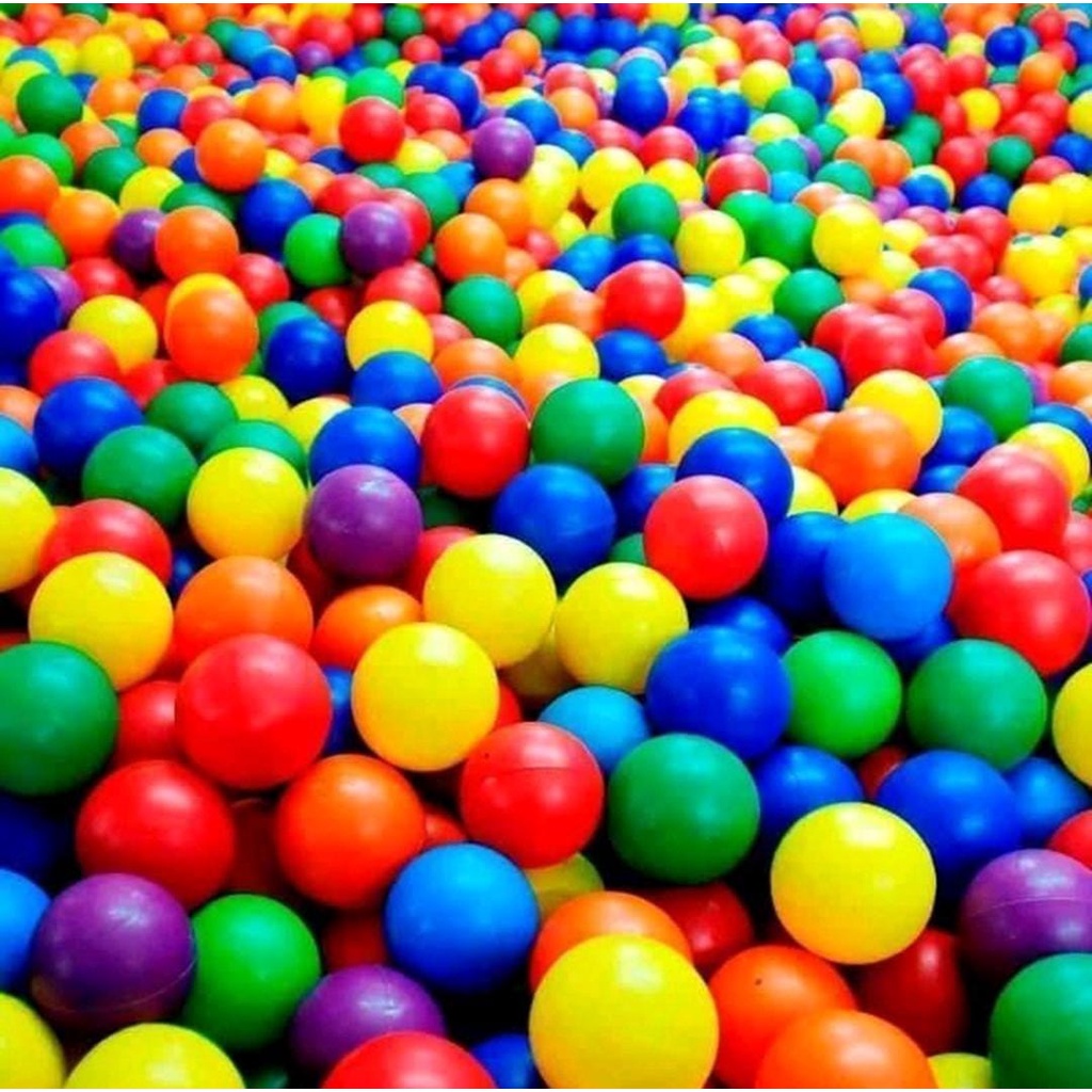 100 Quantidades de Bolinhas para Piscina de Bolinhas 76mm Queima de ...